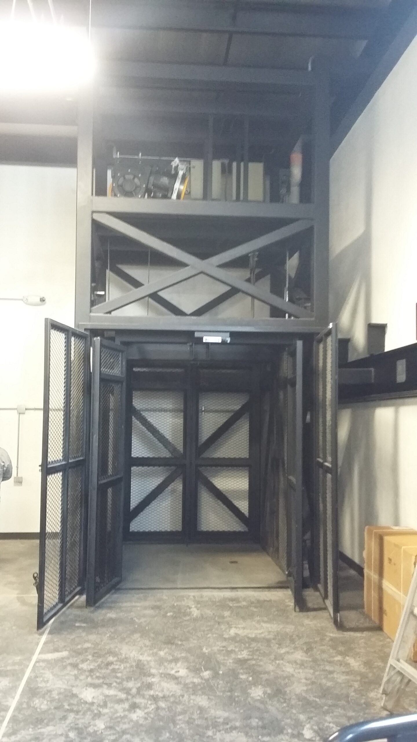 Elevadores de carga industrial