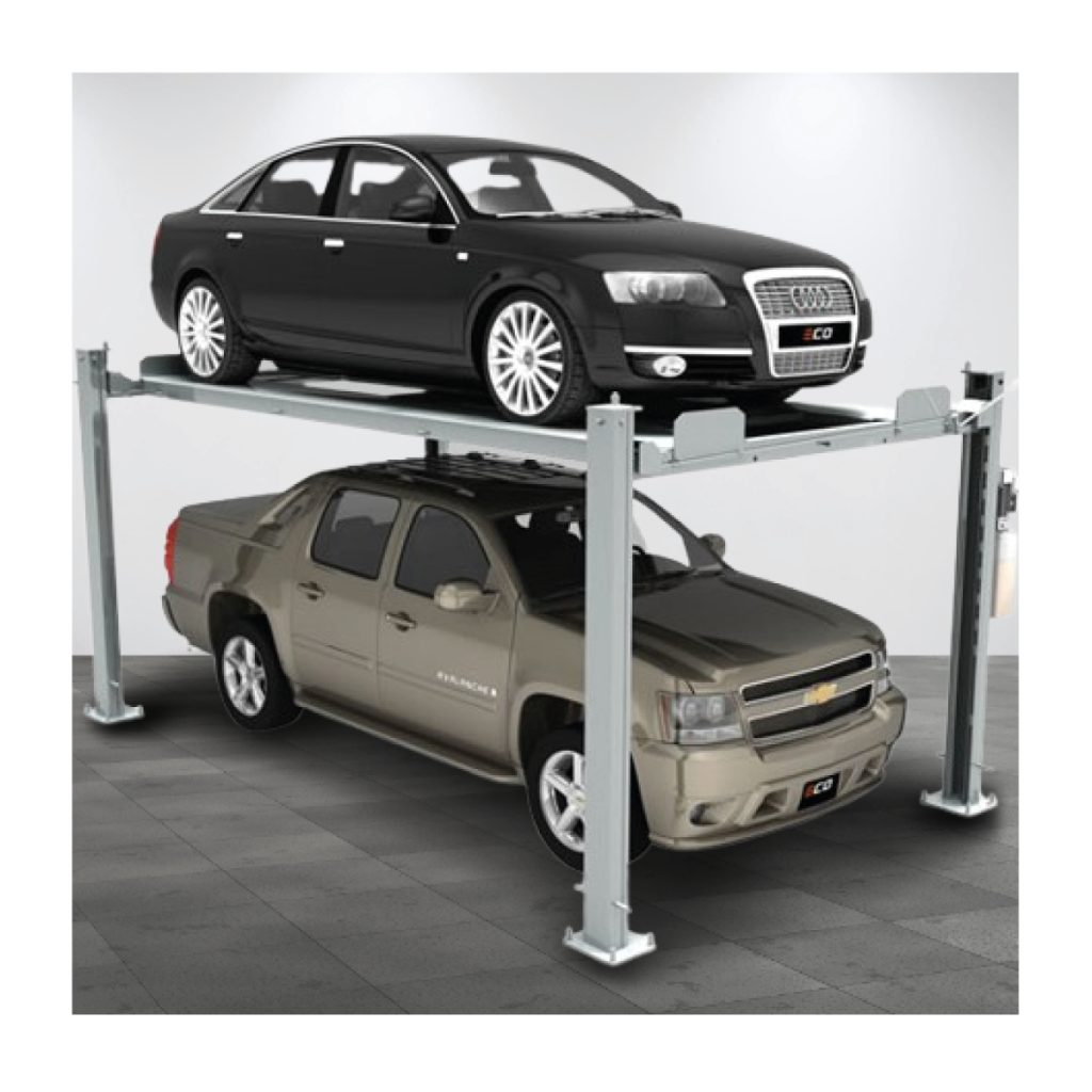 Elevadores de autos de cuatro columnas